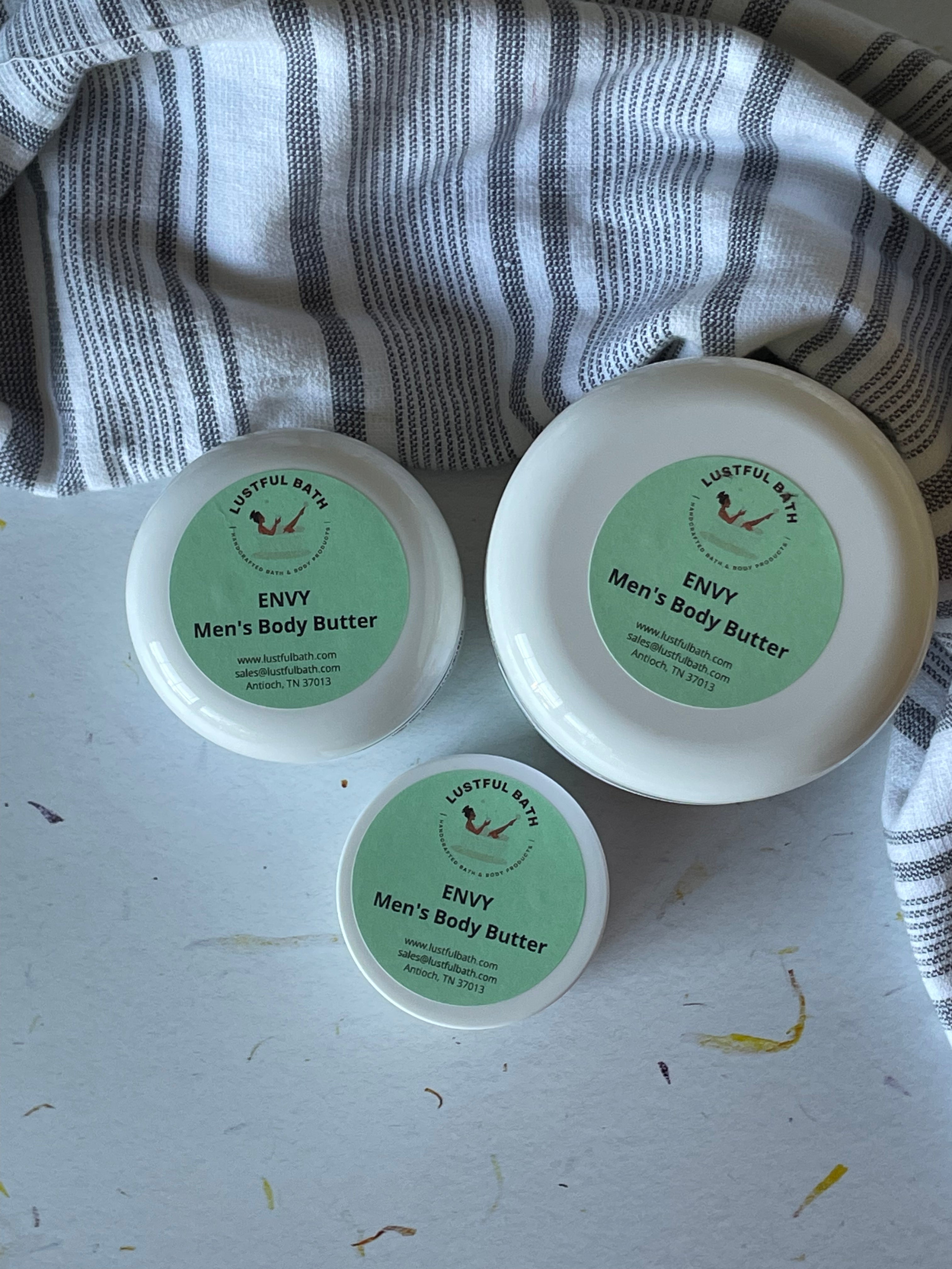 ENVY MEN'S BODY BUTTER – Lustful Bath, LLC